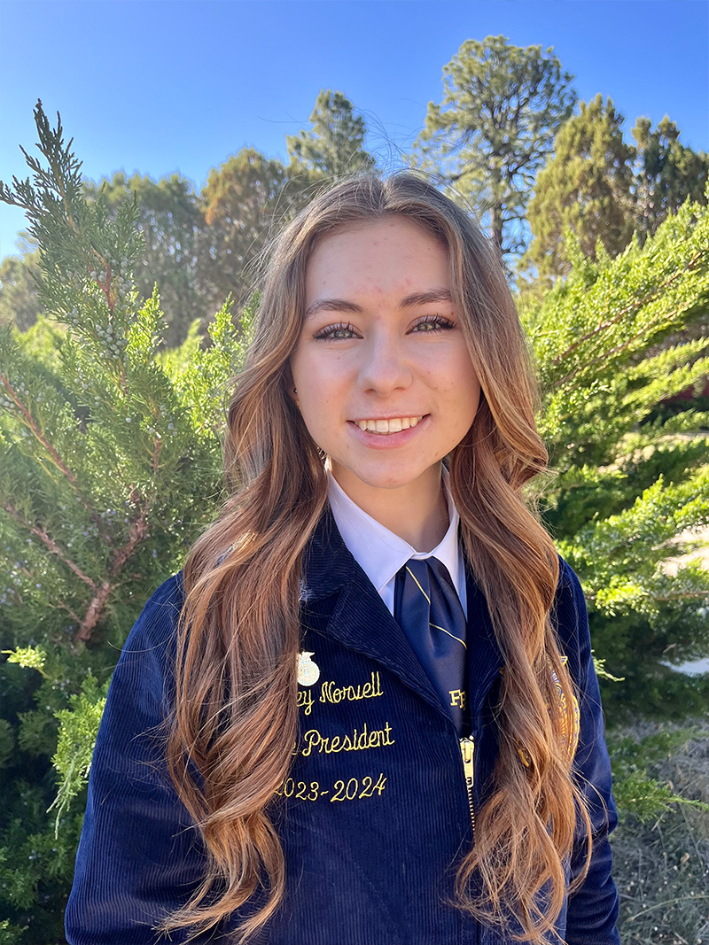 Arizona FFA State Officer - Ashley Norvell, State President